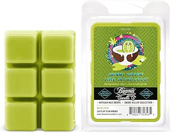 Amazon.com: Beamer Candle Co. - Skinny Dippin Lime in The Coco Wax Melt ...