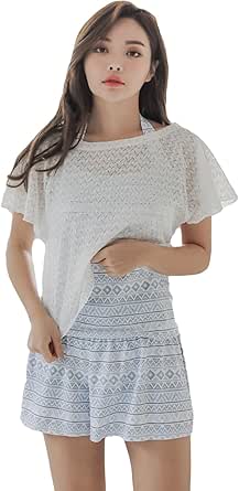 Amazon.co.jp: [fenglin love] 水着 レディース タンキニ ラッシュガード 4点セット tシャツ ブラトップ ショーツ ショートパンツ 日焼け止め 紫外線対策 UV ...