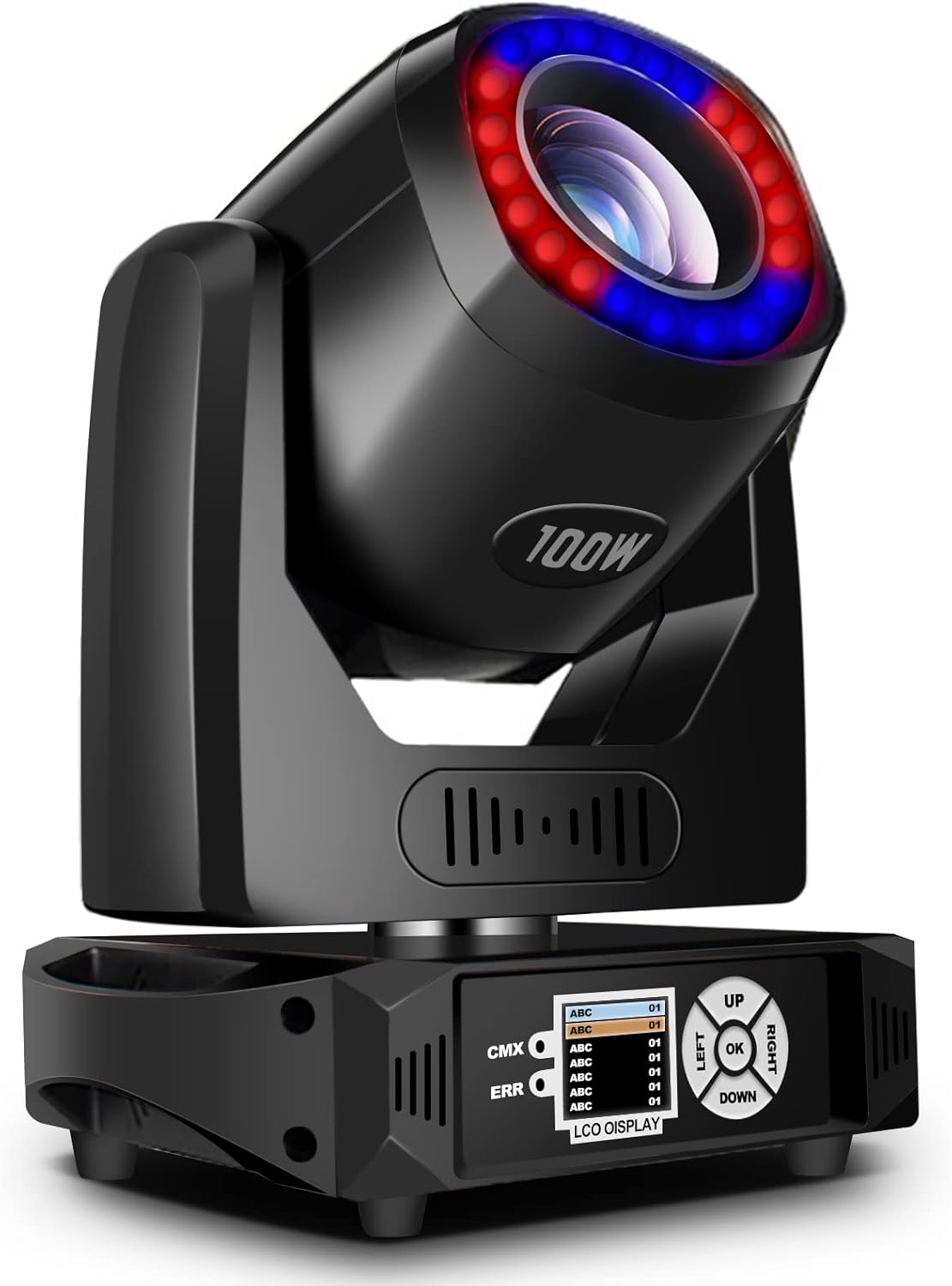 Amazon.com: SHEHDS Moving Head Lights with Halo LED 100W 7 Dynamic & 6 ...