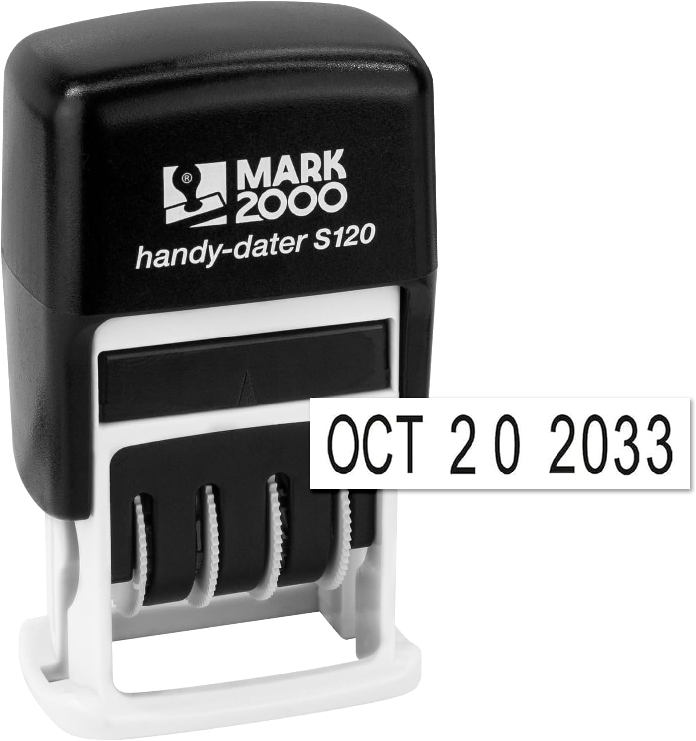 Amazon.com : MaxMark Dater 2000 Self Inking Date Stamp - Black : Office ...