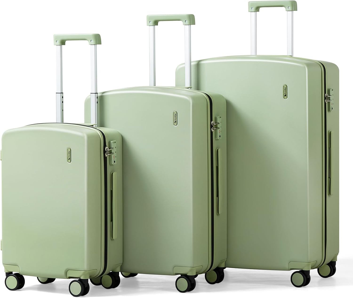 Amazon.com | Hanke Hard Shell Luggage Sets 3 Pieces, Carry On and ...