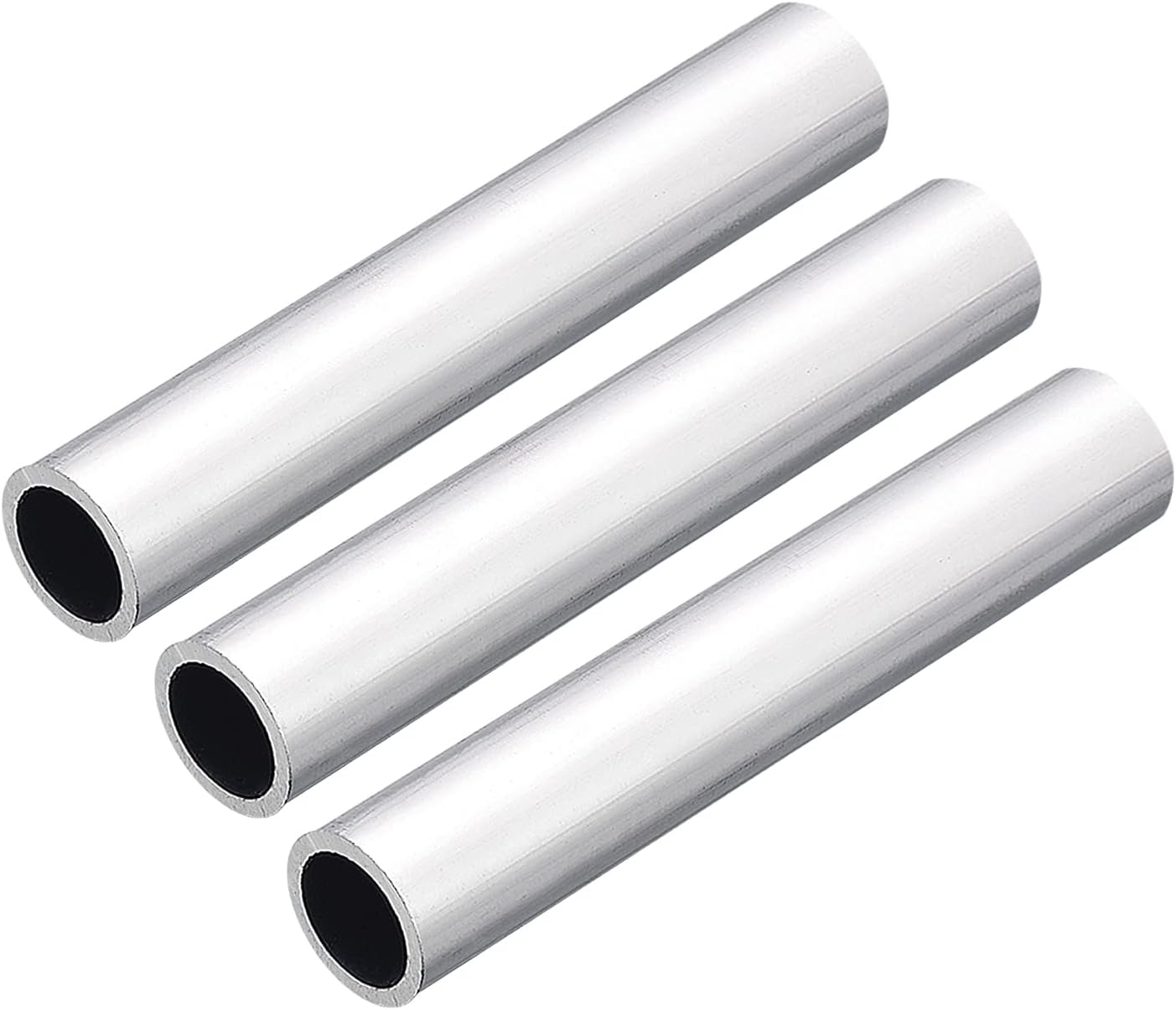 sourcing map 6063 Aluminum Round Tube, 19mm OD 15mm Inner Dia 100mm ...