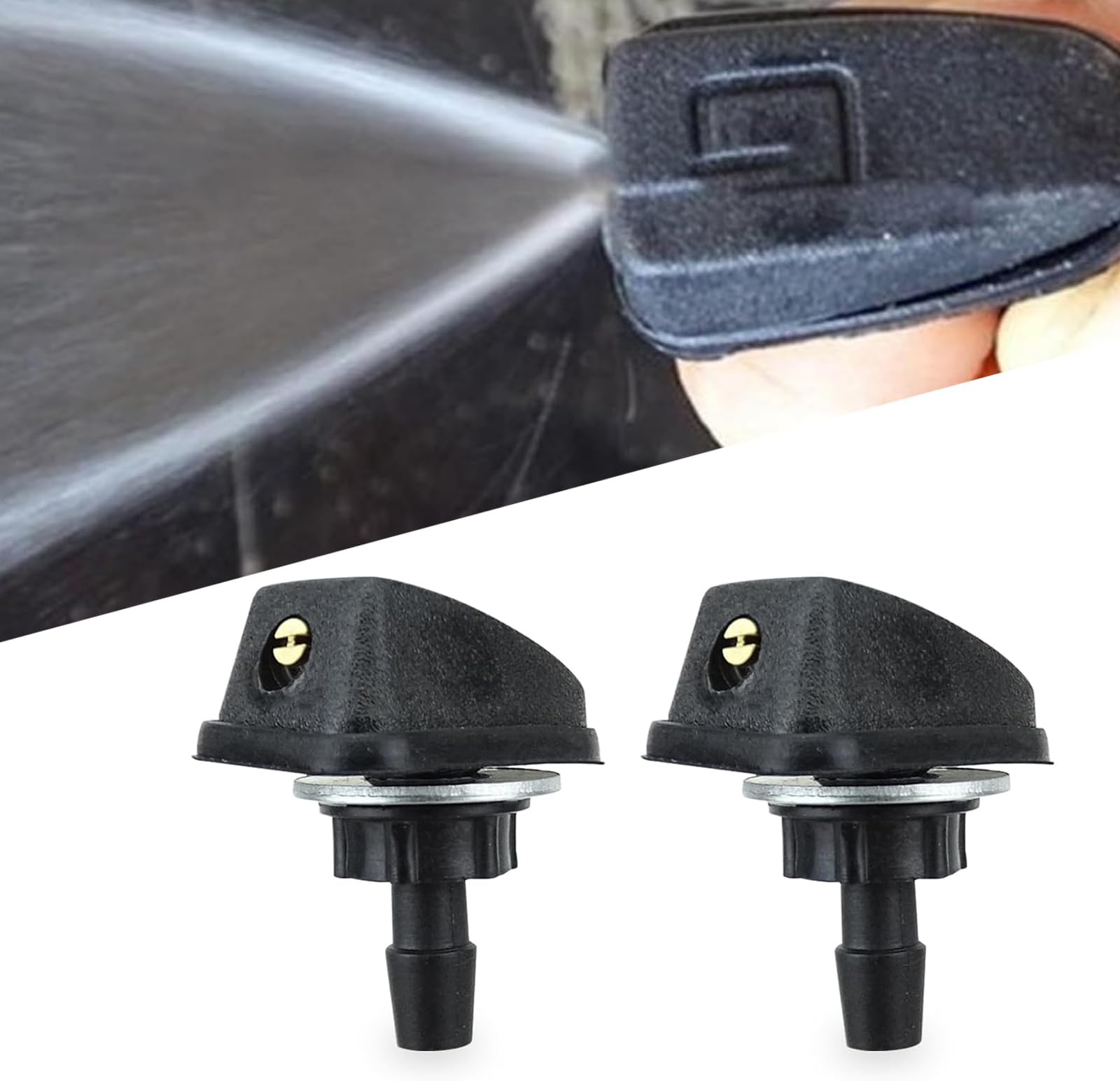 Amazon.com: Tesnaao Pack-2 Car Windshield Washer, Automotive Wiper ...