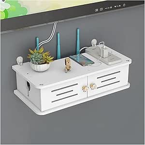 Amazon.com: PPGE Wall Hanging WiFi Router Shelf Wireless Router Storage ...