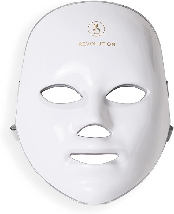 Revolution Pro Miracle LED Face Mask, Red & Blue Skincare Light Therapy ...