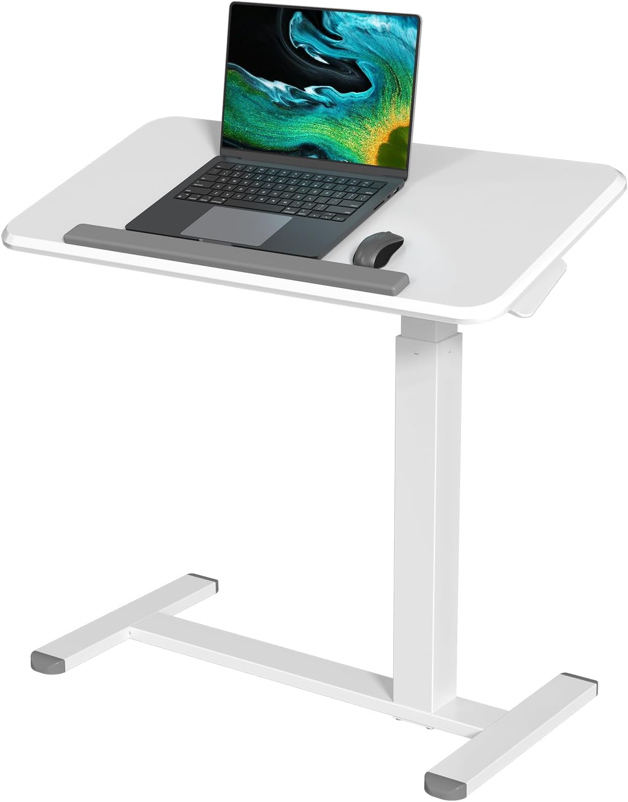 Amazon.com: FLEXISPOT Mobile Standing Desk with Wheels Pneumatic Laptop ...