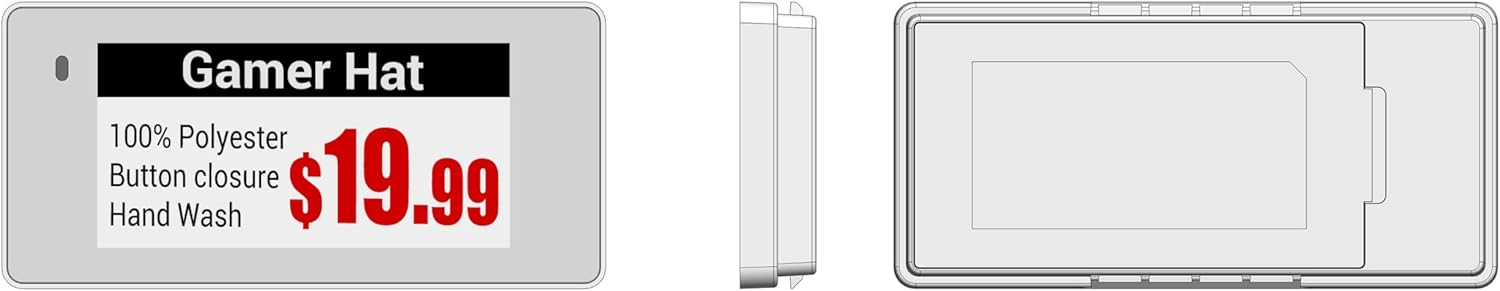 Amazon.com: Hipoink Electronic Shelf Label 2.13 inch, Pack of 500 pc ...