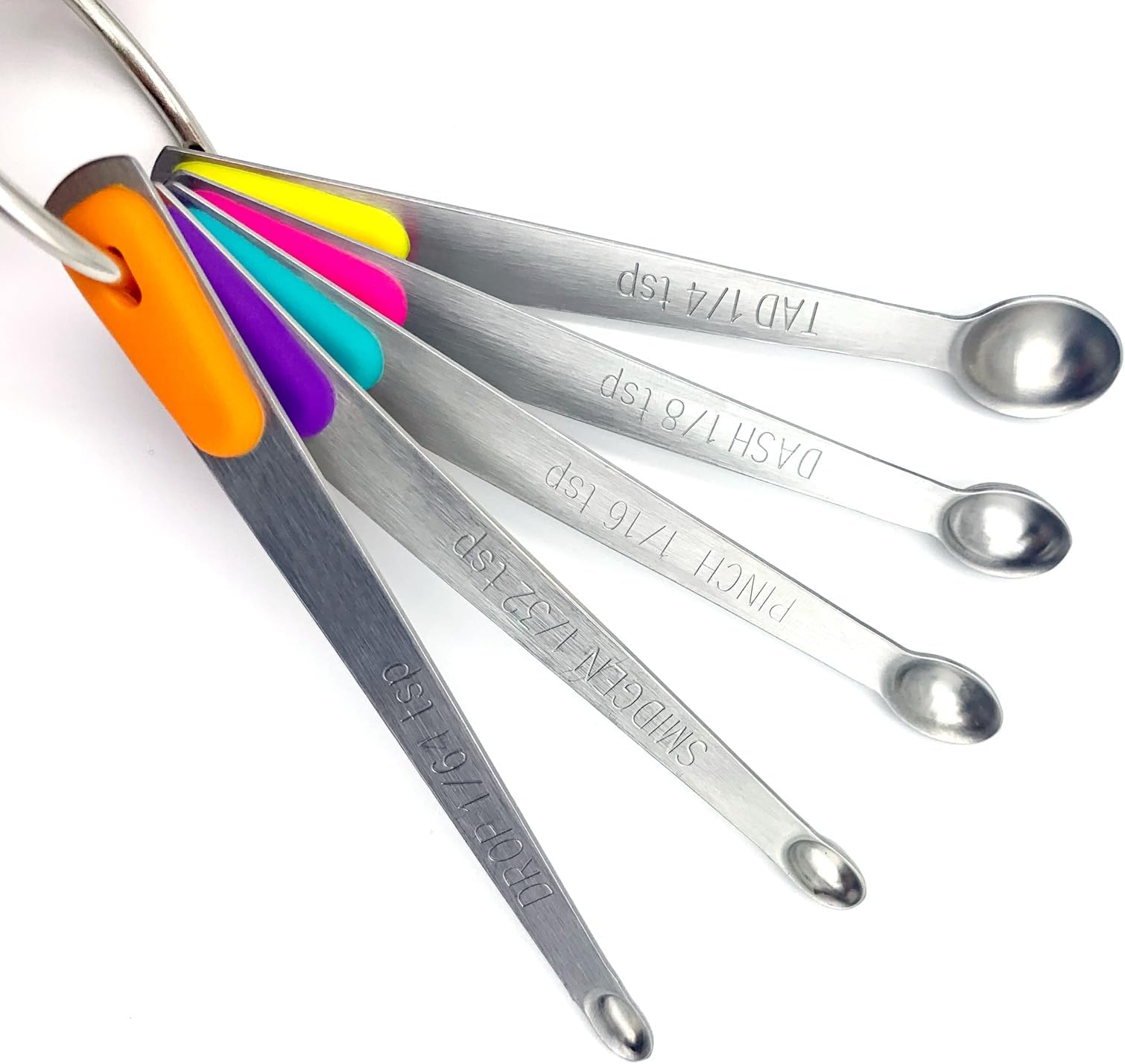 Amazon.com: Teensery 5 Pcs Stainless Steel Measuring Spoons Mini Spoon ...