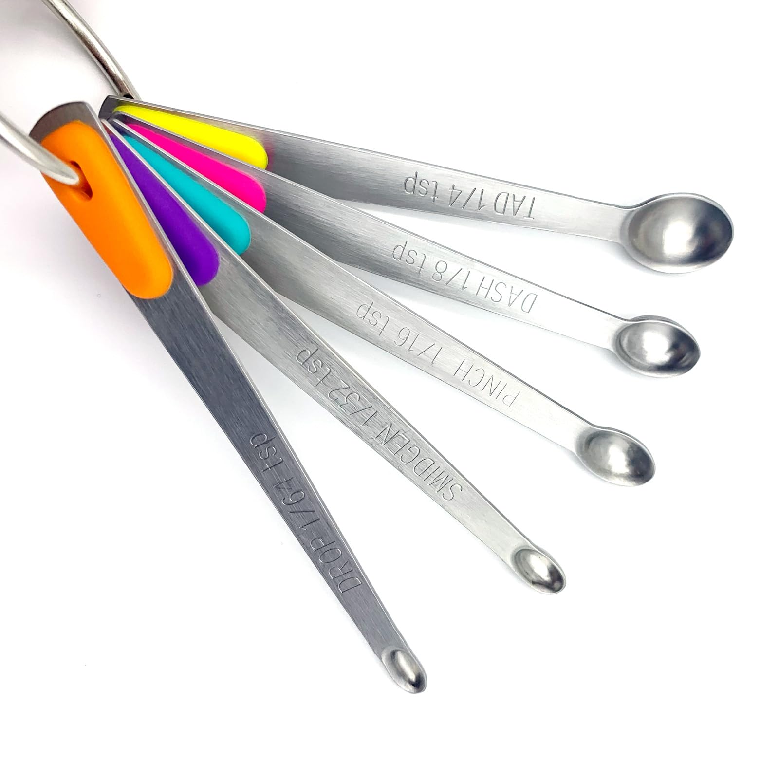 Amazon.com: EYBDYB Stainless Steel Measuring Spoons,Set of 5,Teaspoon ...