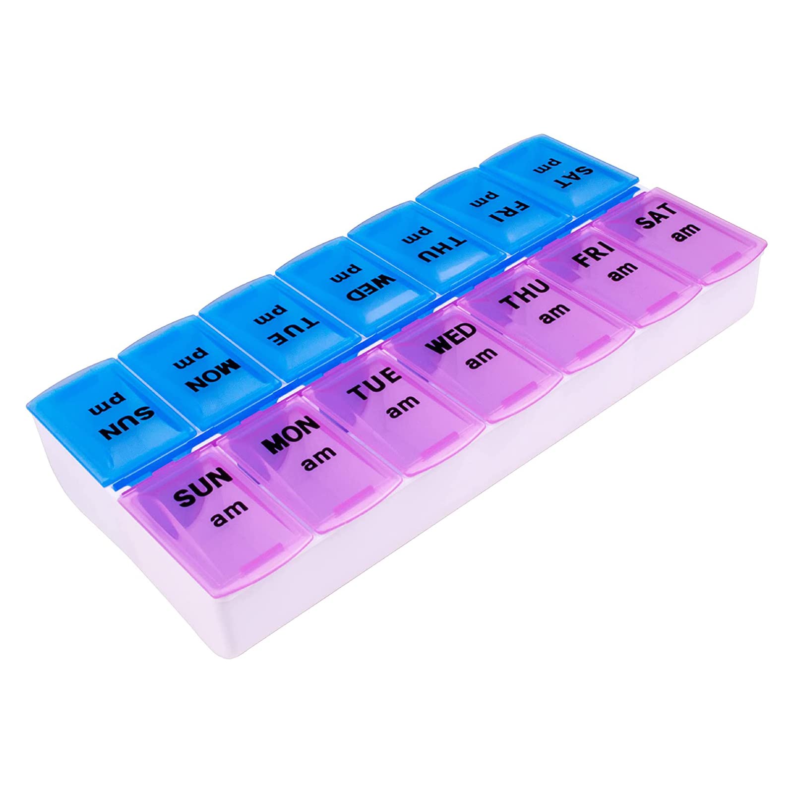 Buy UHOOME Weekly Pill Organizer 7 Day Pill Organizer 2 Times A Day