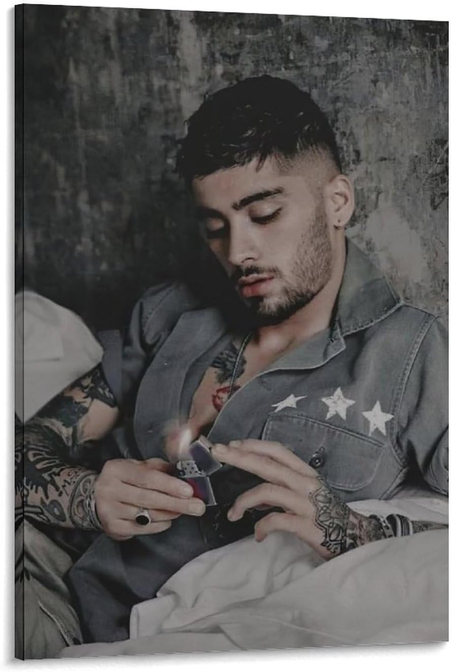 Amazon.com: Zayn Malik Art Poster RAPPER Handsome Singer Home Decor ...