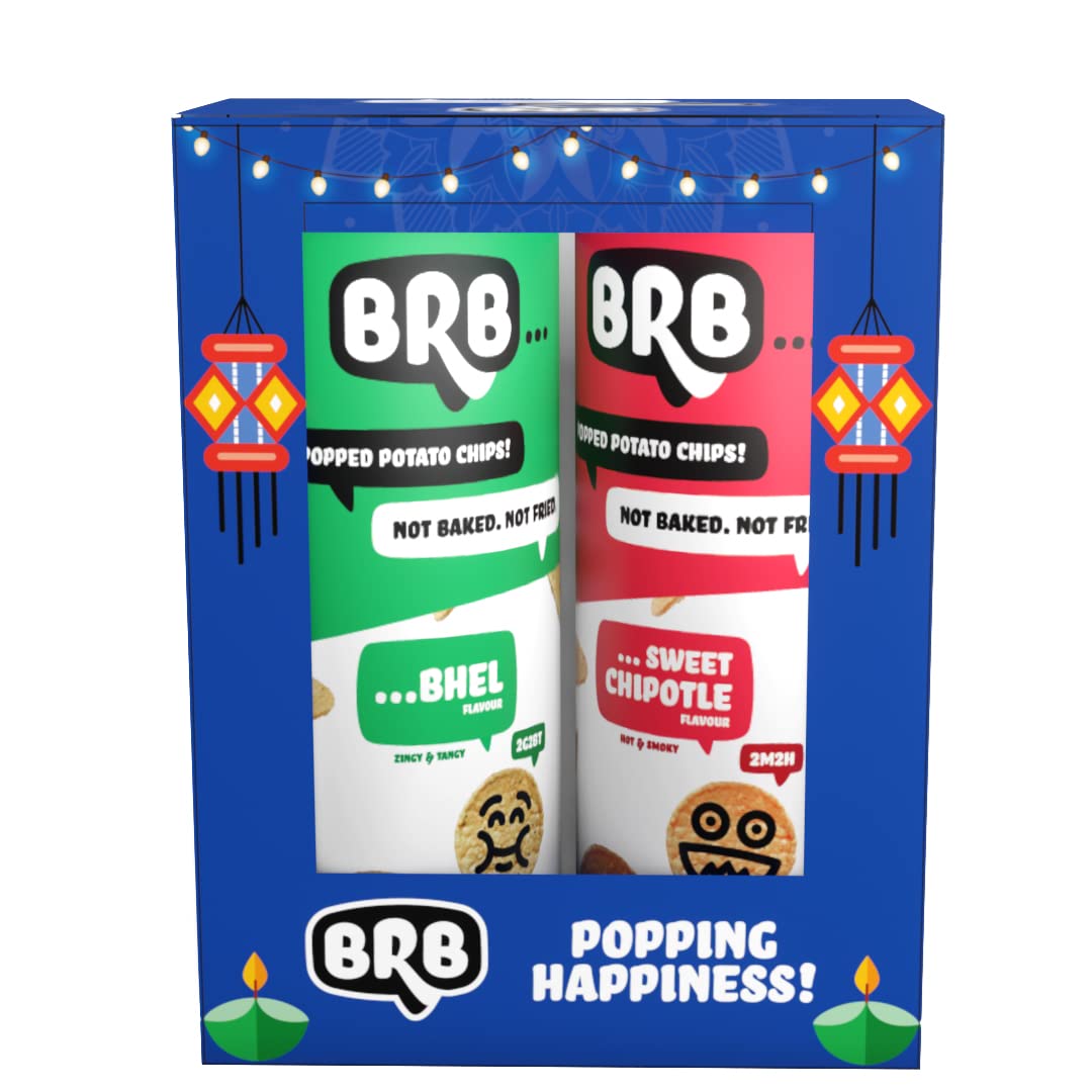 BRB Popped Chips Gift Box | Gift For Friends & Family | Box of 2 XXL ...