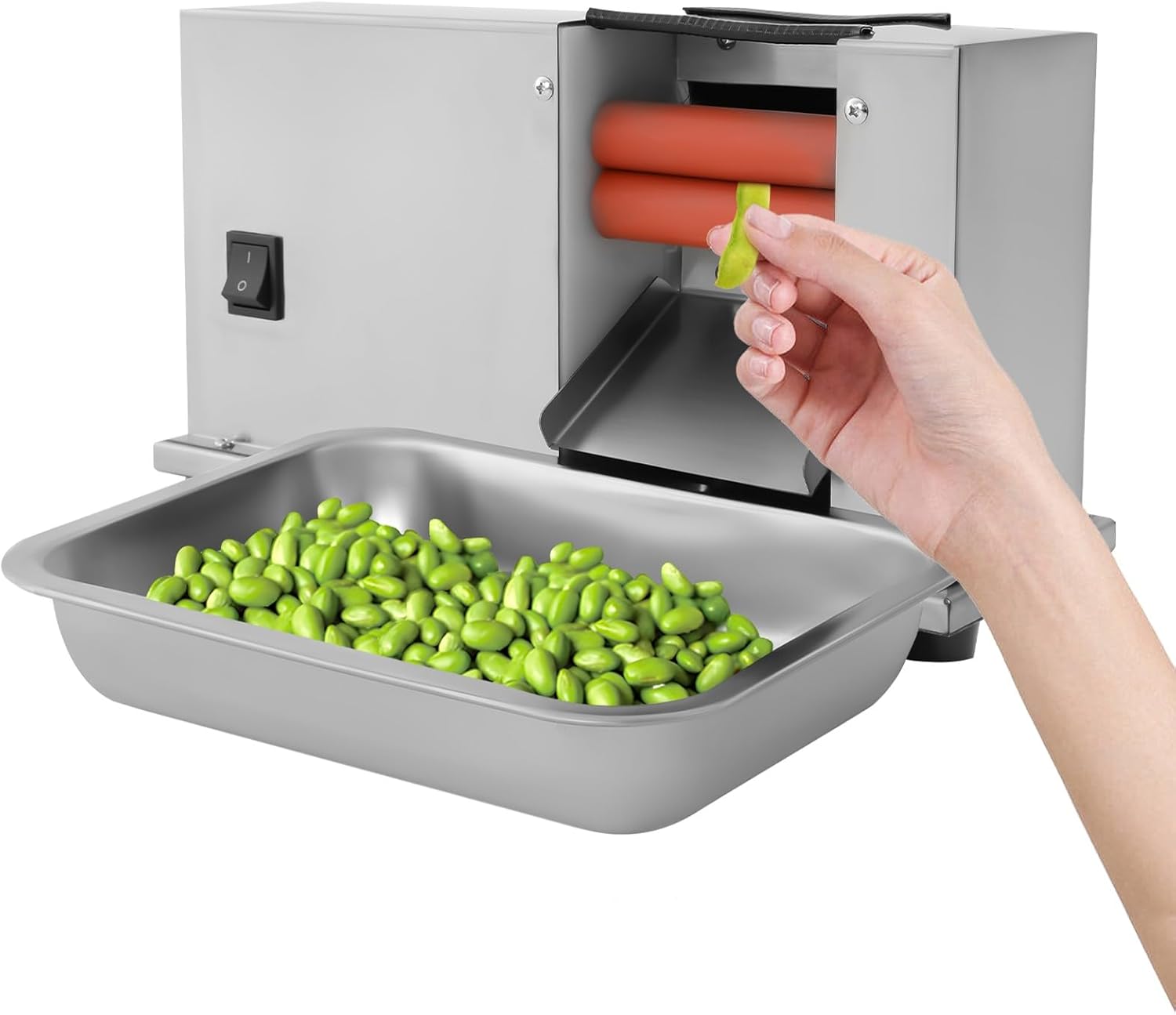 Amazon.com: Electric Pea Sheller 15W Semi-automatic Bean Pea Sheller ...