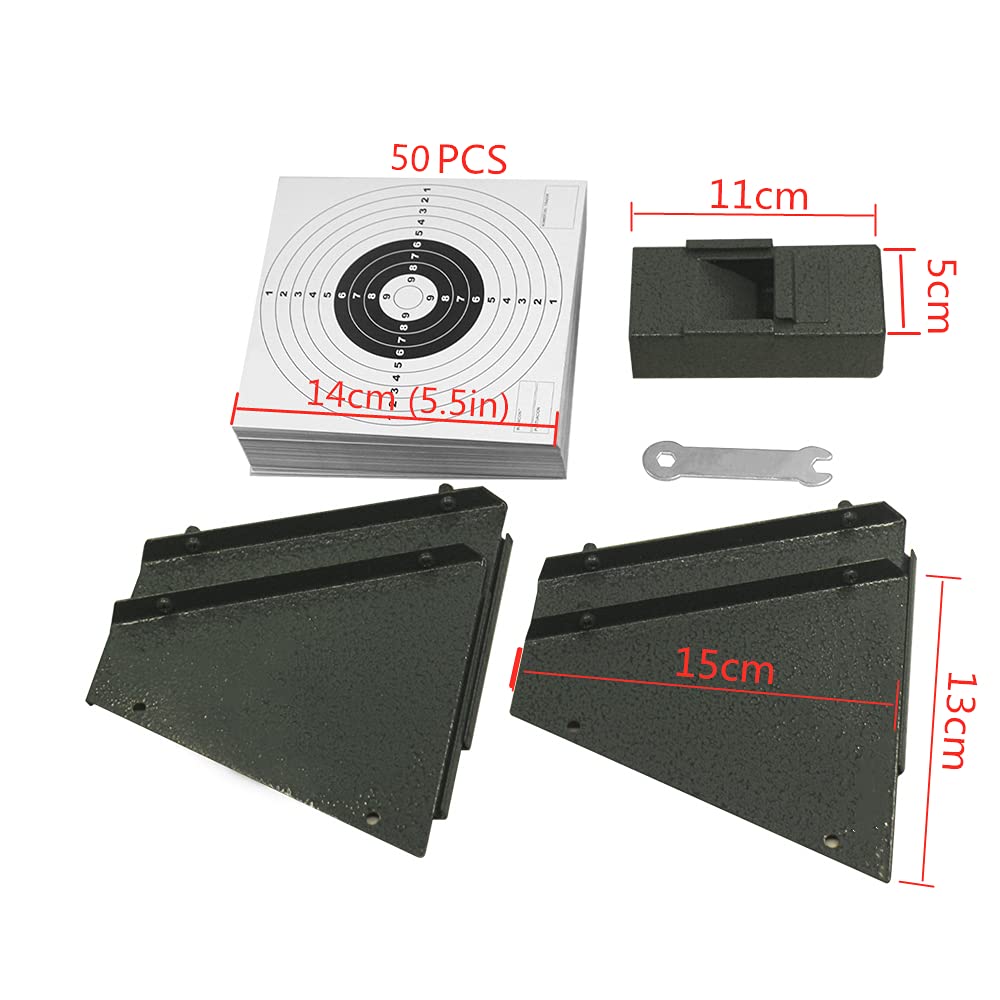 Paper Target Holder With Spinner Atflbox BB Gun Target Trap – 7x9 Inch ...