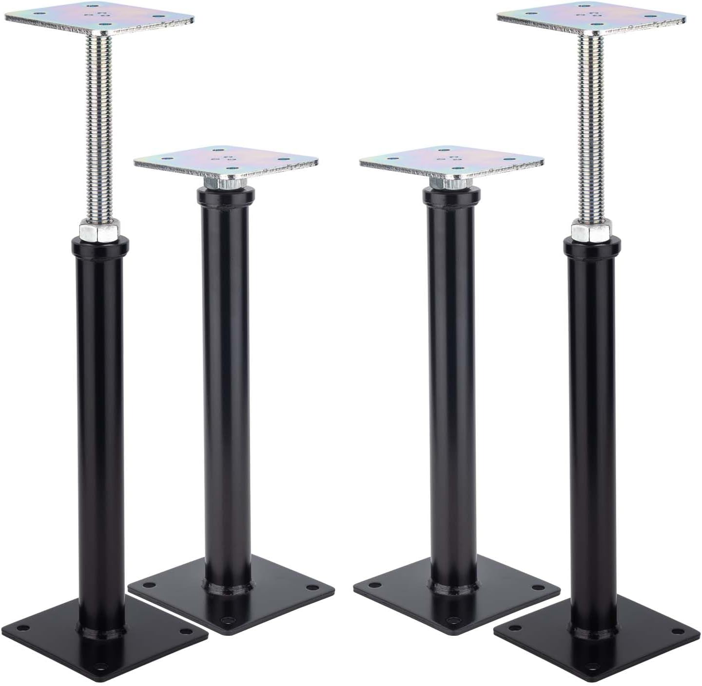 YMSZGBZG 4 Pack Adjustable Floor Jack,Mini Screw Jack,Telescoping Jack ...