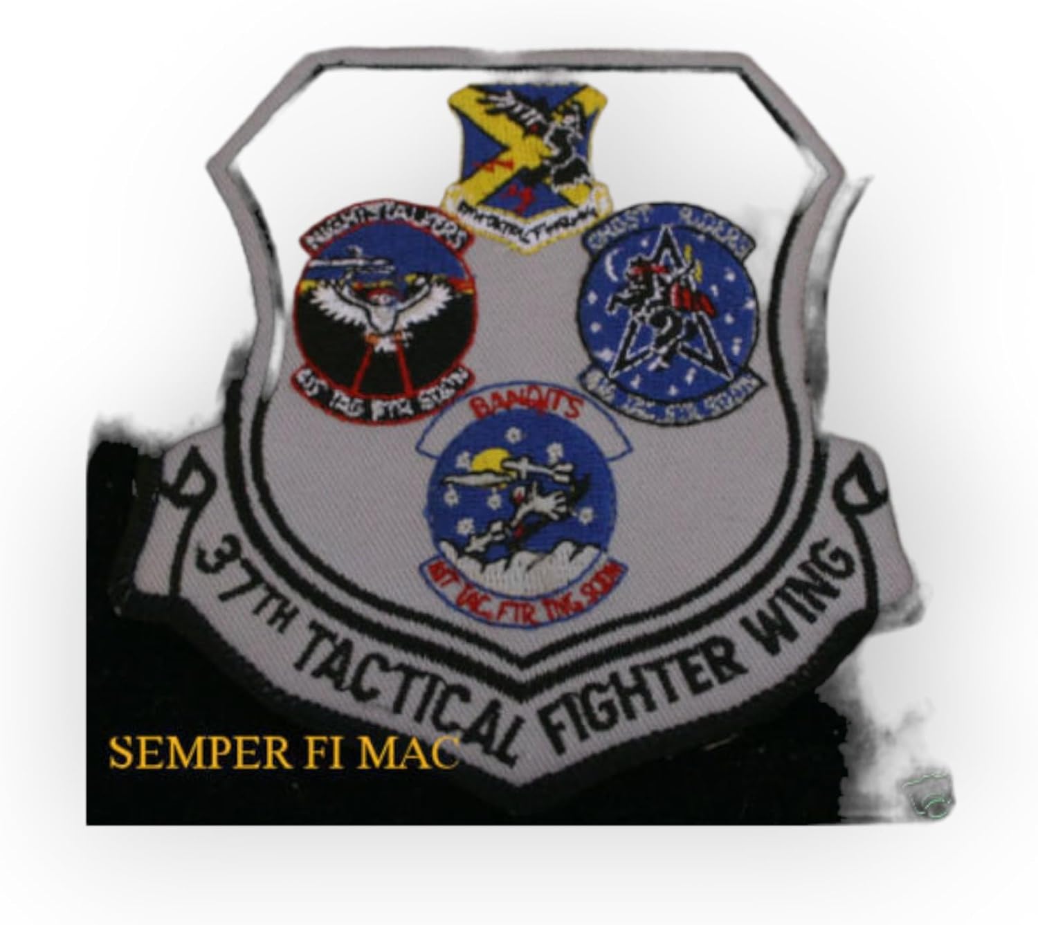 Amazon.com: 37Th Tactical Fighter Wing Patch USA Air Force F-117 ...