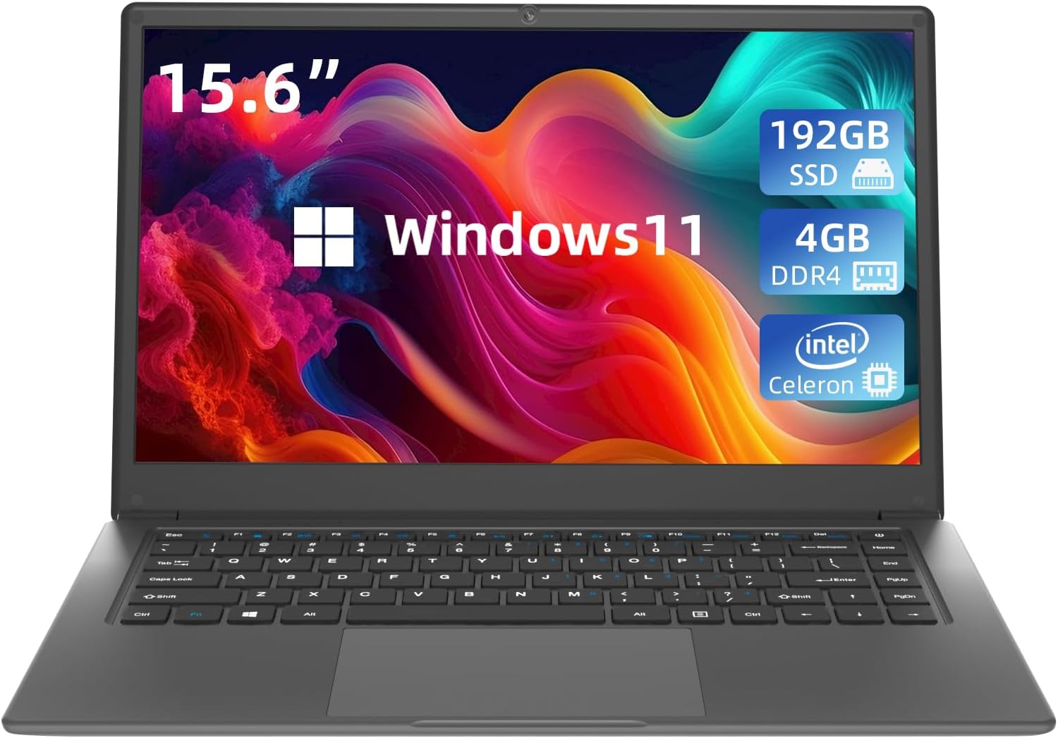 Amazon.com: Exilapsire 15.6 inch Laptop Computer,Quad-Core Intel ...