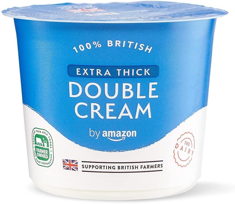 by Amazon Extra Thick Double Cream, 300ml : Amazon.co.uk: Grocery