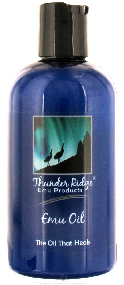 Amazon.com : Thunder Ridge Emu Products 100% Emu Oil 8 Oz : Body Oils ...