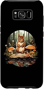 Amazon.com: Galaxy S8+ Cottagecore Squirrel Aesthetic Mushroom Outfit ...