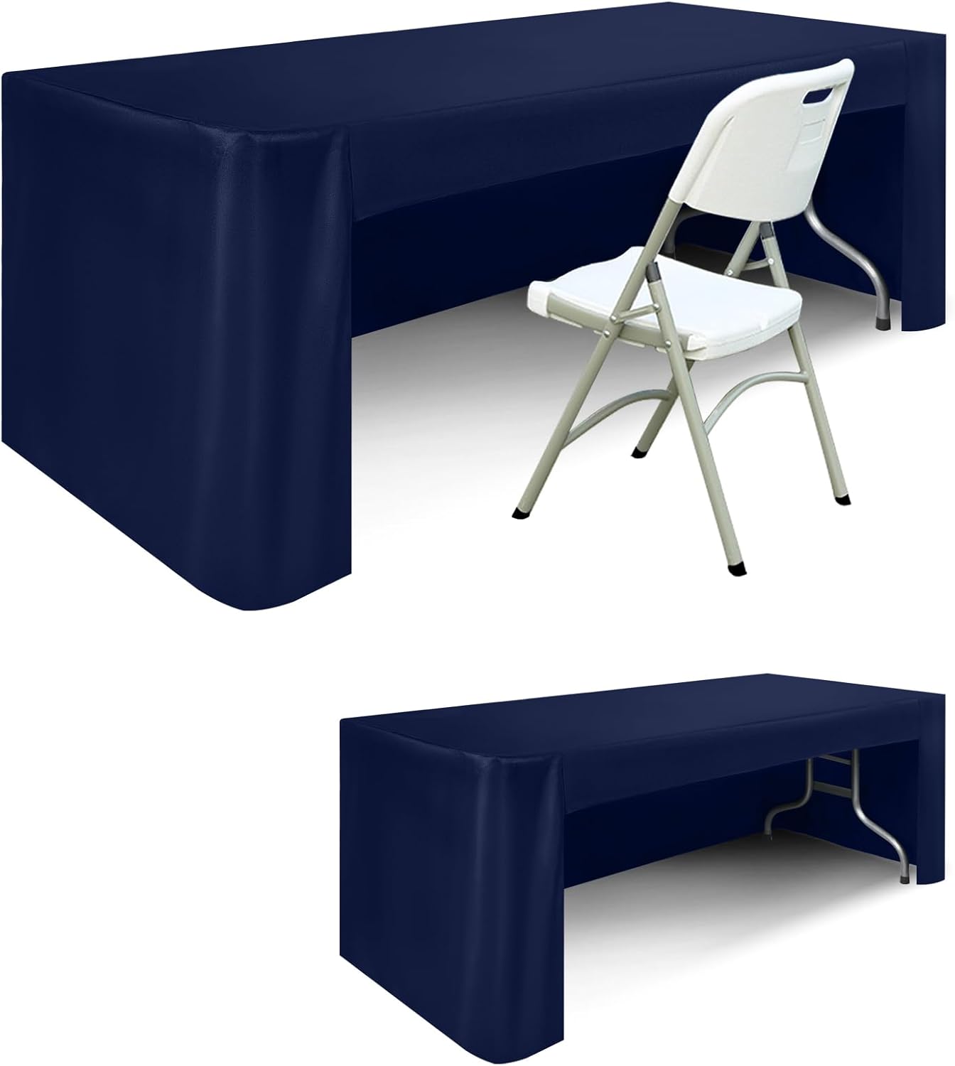 Amazon.com: ABCCANOPY 2PCS 6 FT Rectangle Dinner Tablecloth Table Cover ...