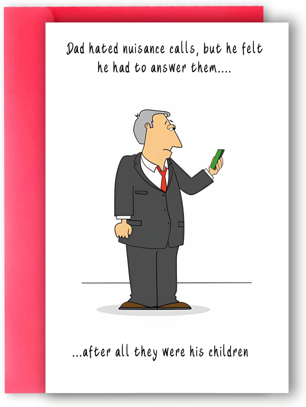 Amazon.com : MQMRYeto Funny Father's Day Card, Happy Dad Birthday Card ...