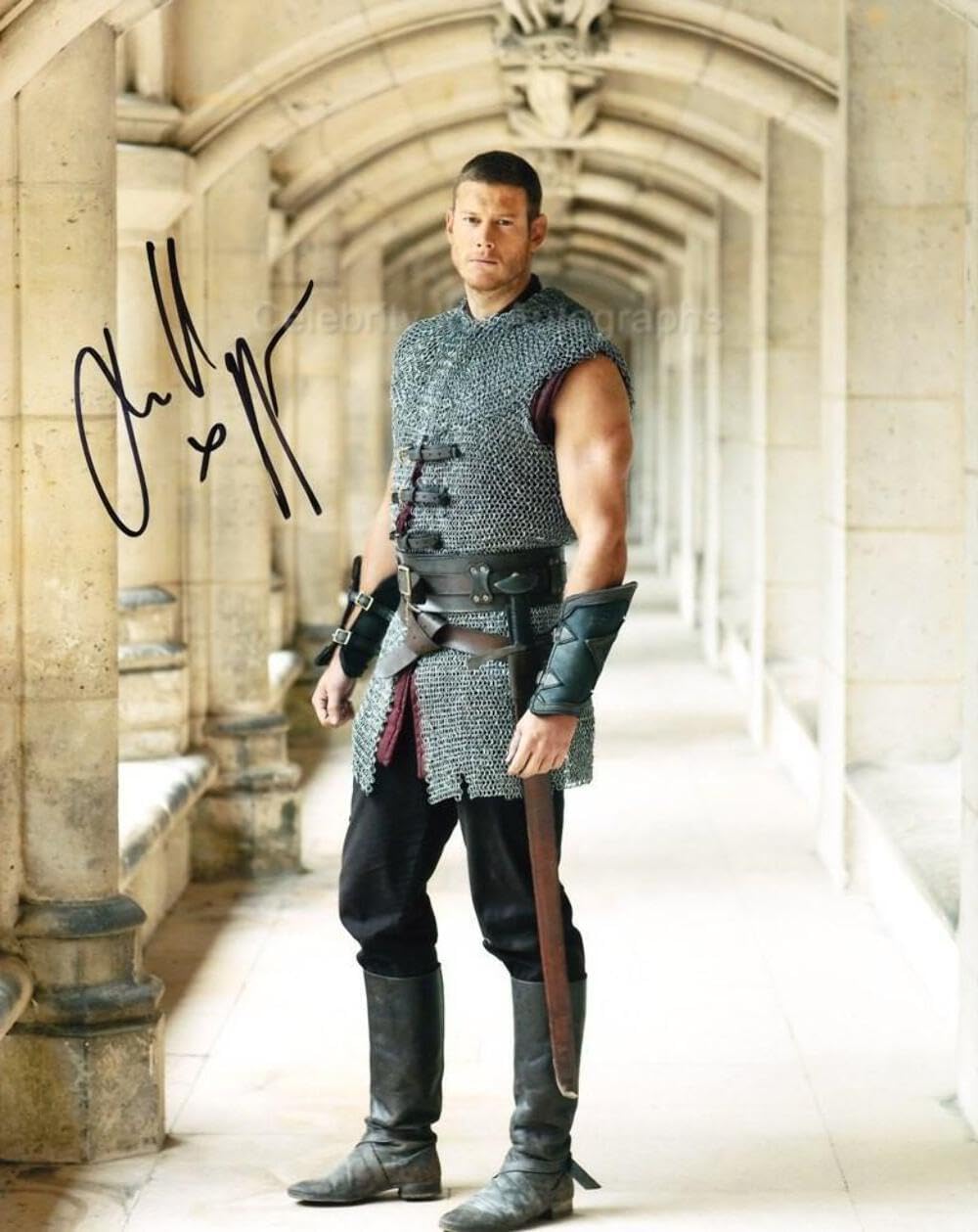 TOM HOPPER as Sir Percival - Merlin 8"x10" Genuine Autograph at Amazon ...