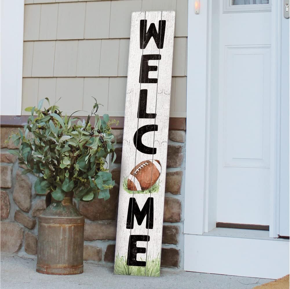 Amazon.com : My Word! Welcome Football Welcome Sign and porch leaner ...