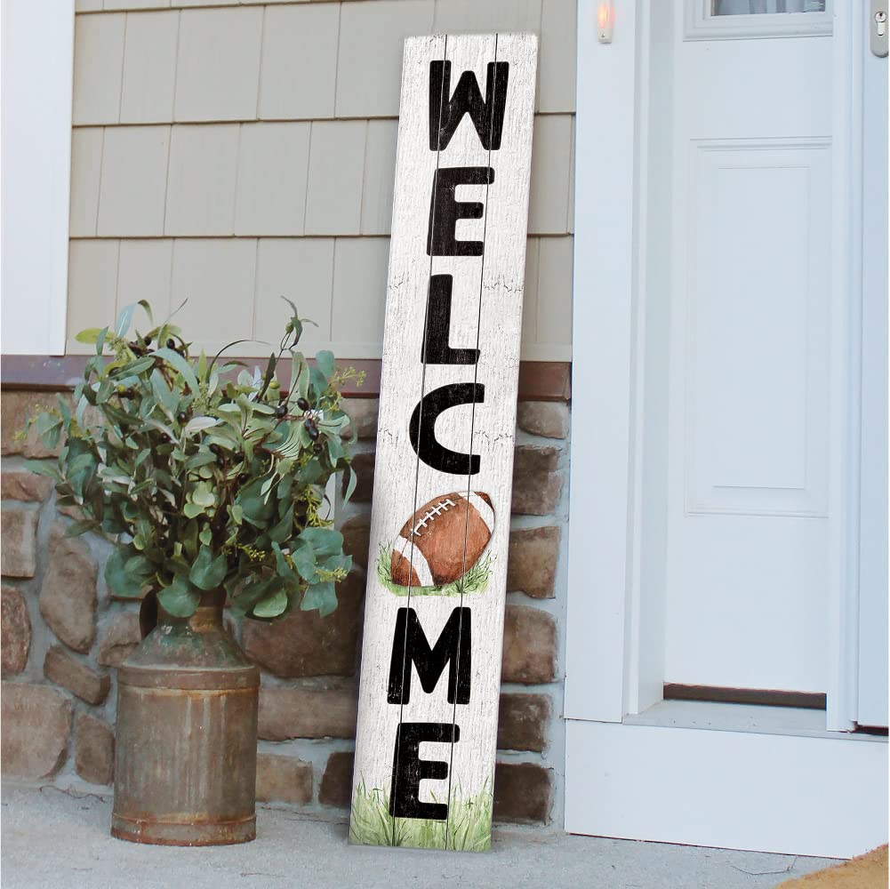 Amazon.com : My Word! Welcome Football Welcome Sign and porch leaner ...