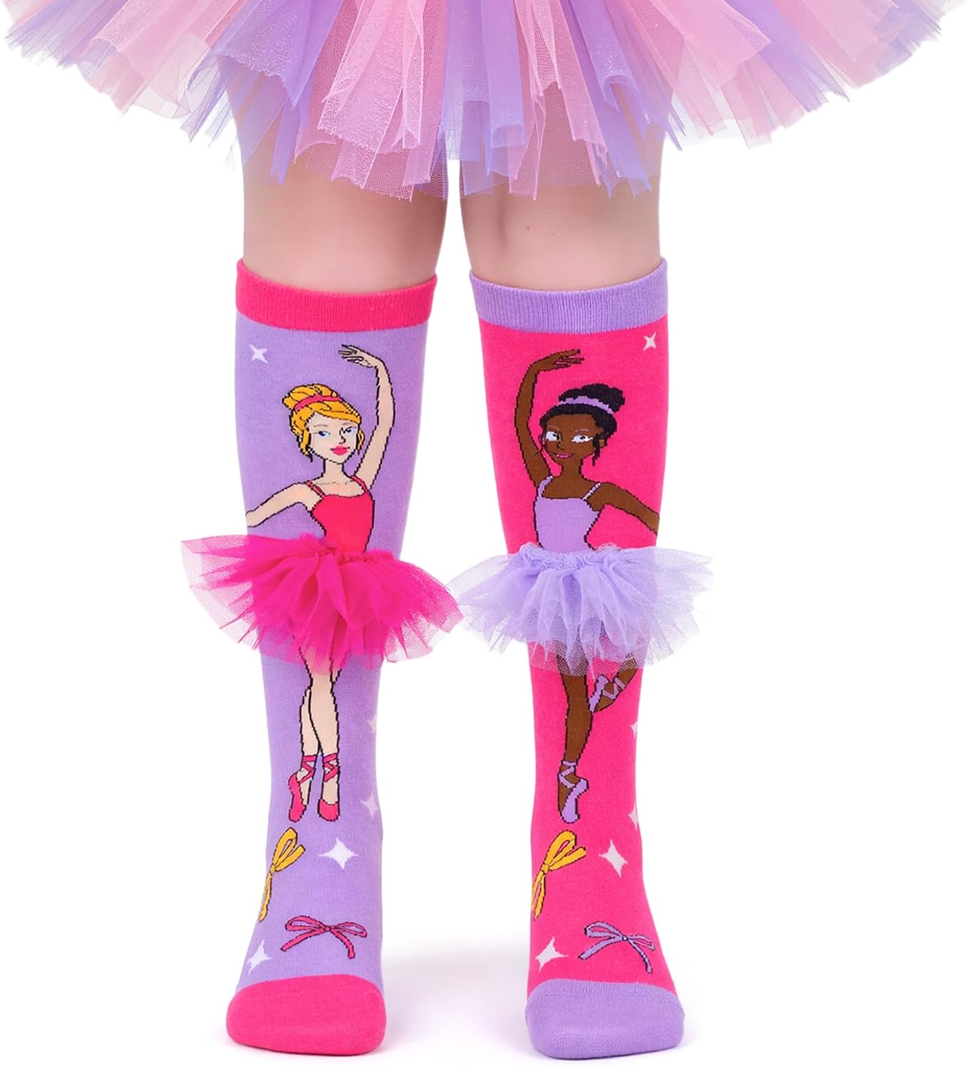 Amazon.com: Dalycro Crazy Socks for Kids Funny Silly Knee High Socks ...