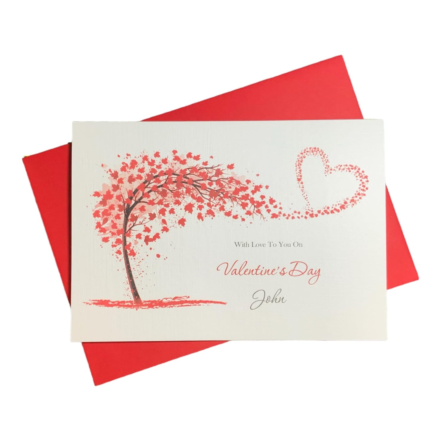 Valentine's Day Personalised Valentines Greeting Card for Girlfriend ...