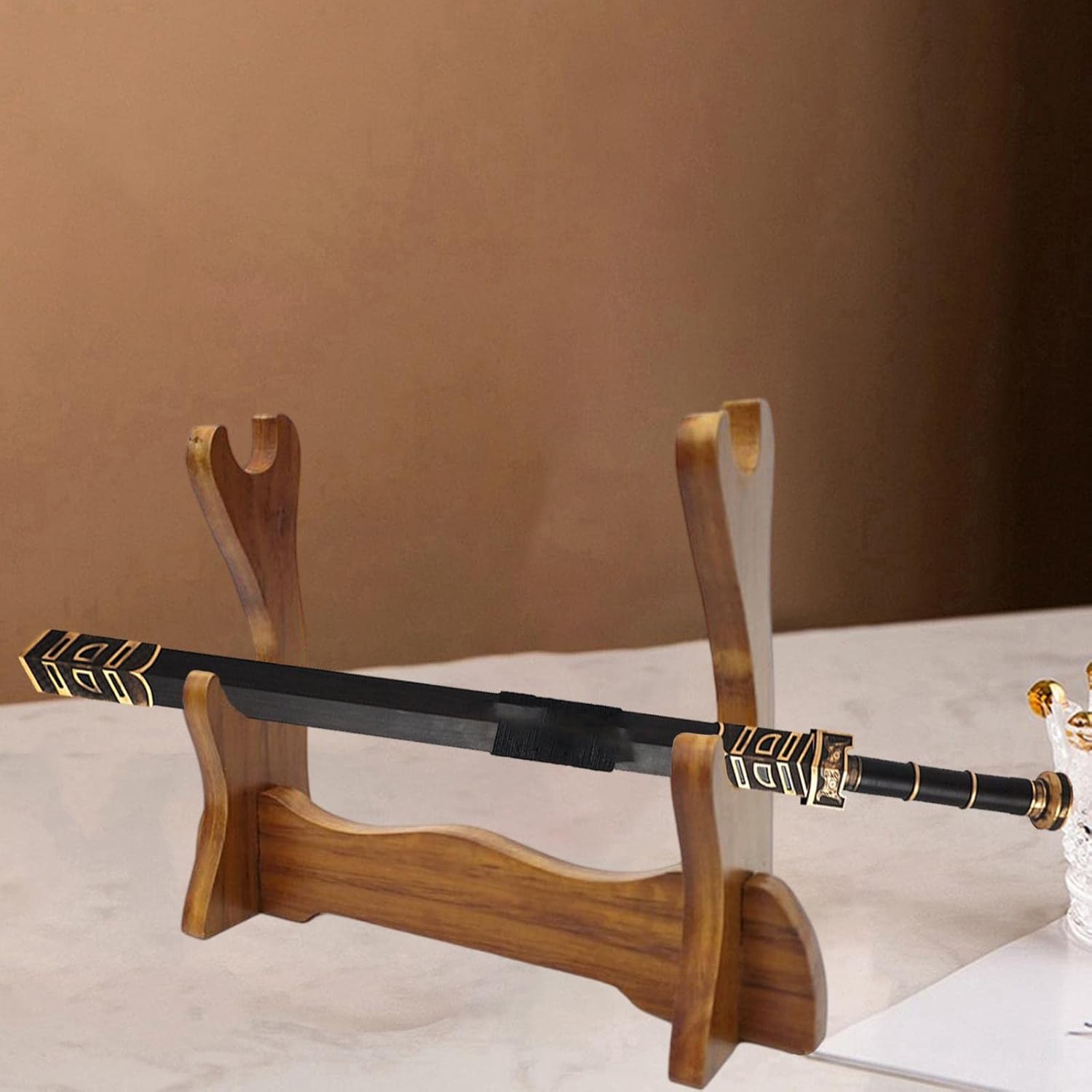 Samurai Sword Display Stand Holder Rack for Wakizashi Katana Tanto 2 ...