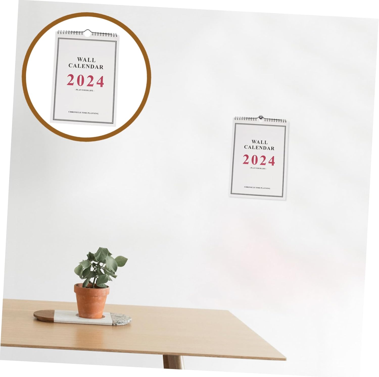 NOLITOY Wall Mounted Calendar 2024 Calendar Planner 2024 Hanging ...