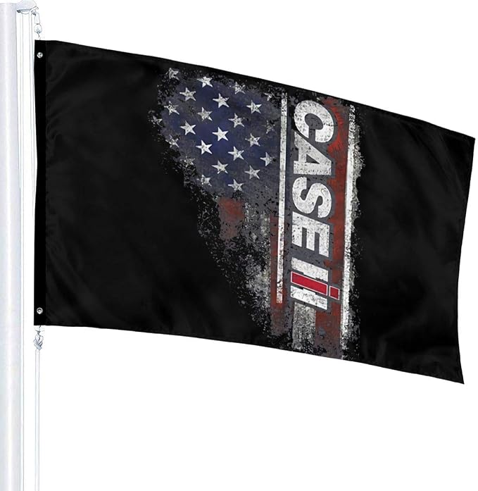 Amazon.com: PSDJKI Case IH American Flag CASE IH Flag Banner 3x5 Feet ...