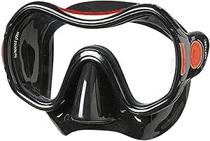 Amazon.com : SEAC Libera S/BL Snorkeling Mask (Red) : Diving Masks ...