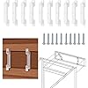 Set of 10 False Front Cabinet Clips with Screws – 4.5 Inch Drawer Front ...