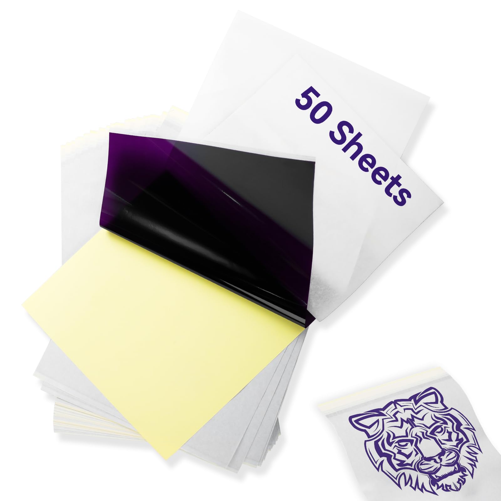 Amazon.com: Phomemo Tattoo Transfer Paper - Thermal Stencil Paper 50 ...