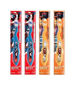 Buy Duvon Plus Marvel Avenger Series toothbrush - Captain America and ...