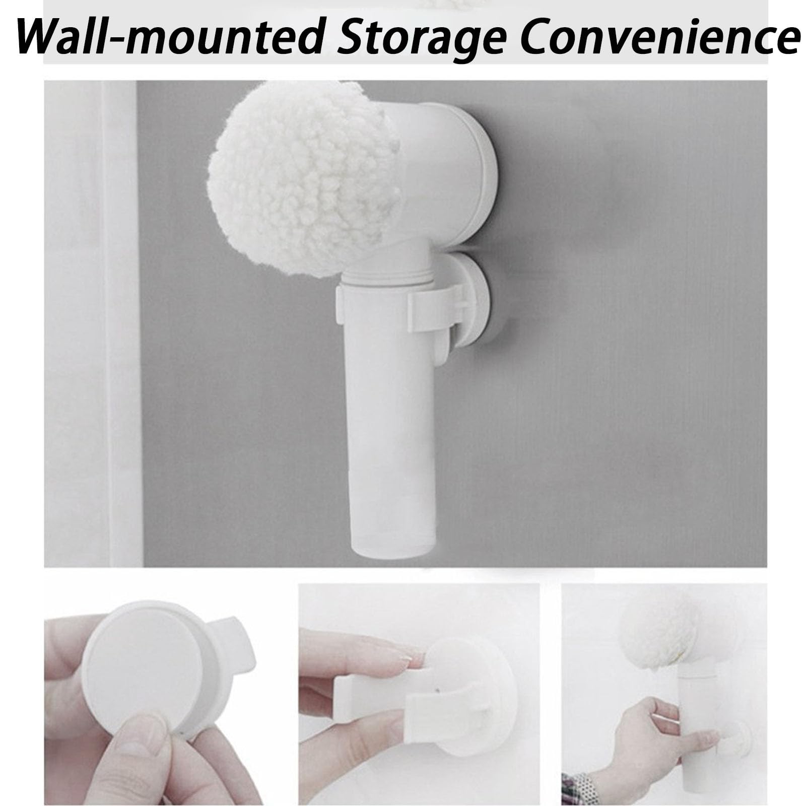 Rotating Scrub Brush Horse Power Pocket Pony Scrubber - Cordless ...