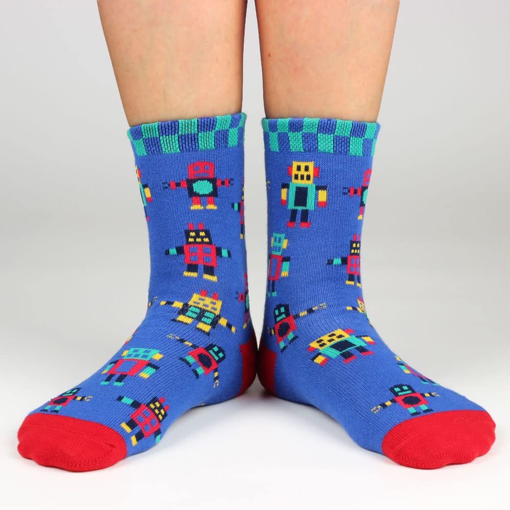 Snapklik.com : COTTON DAY Kids Boys Fun Novelty Crew Socks Colorful ...