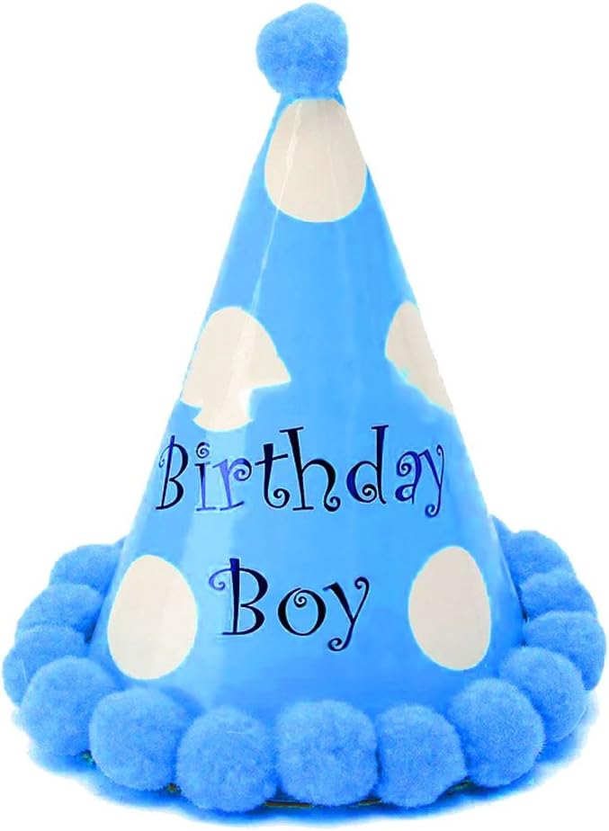 Buy Party Propz Happy Birthday Caps for Kids - 10Pcs Birthday Caps for ...