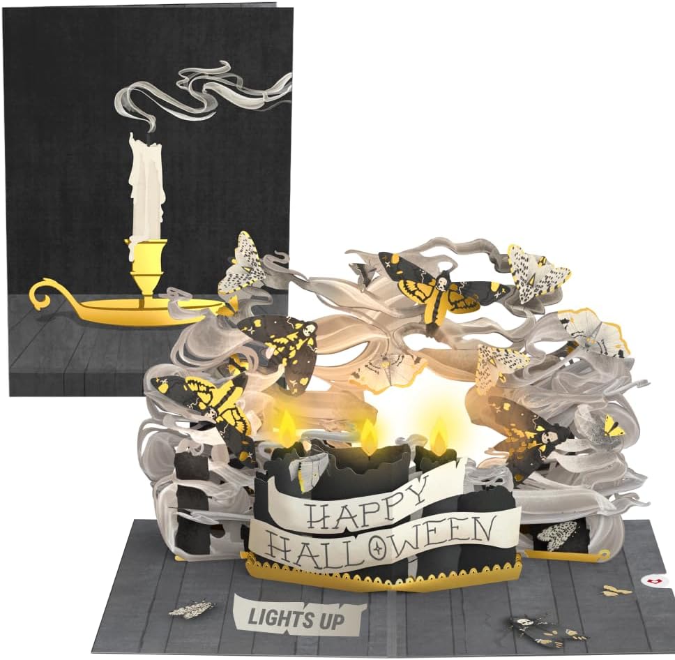 Amazon.com: Lovepop Halloween Candlelight Pop-Up Card with LED Lights ...