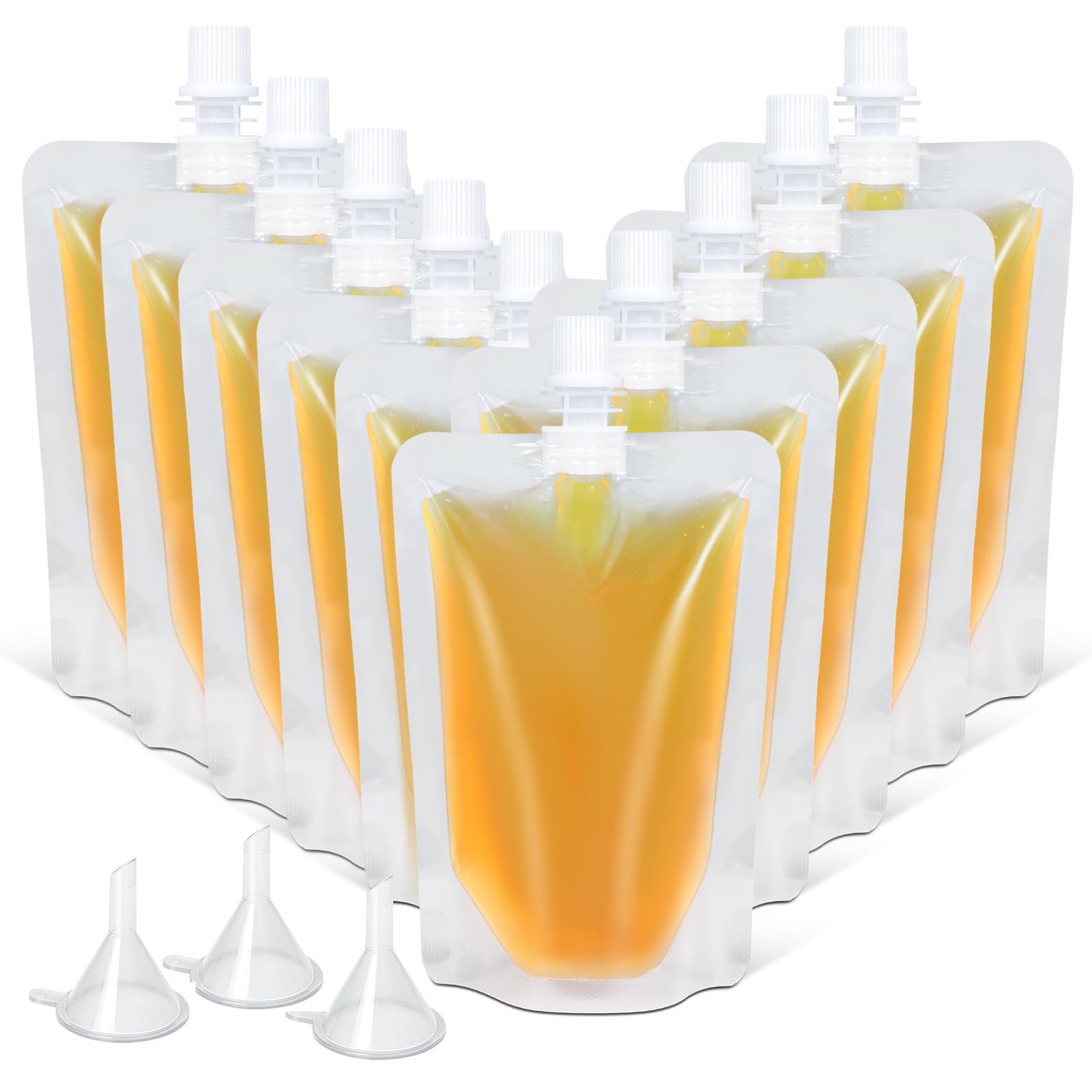 Amazon.com | UMETASS Plastic Flasks, Juice Travel Plastic Flasks ...