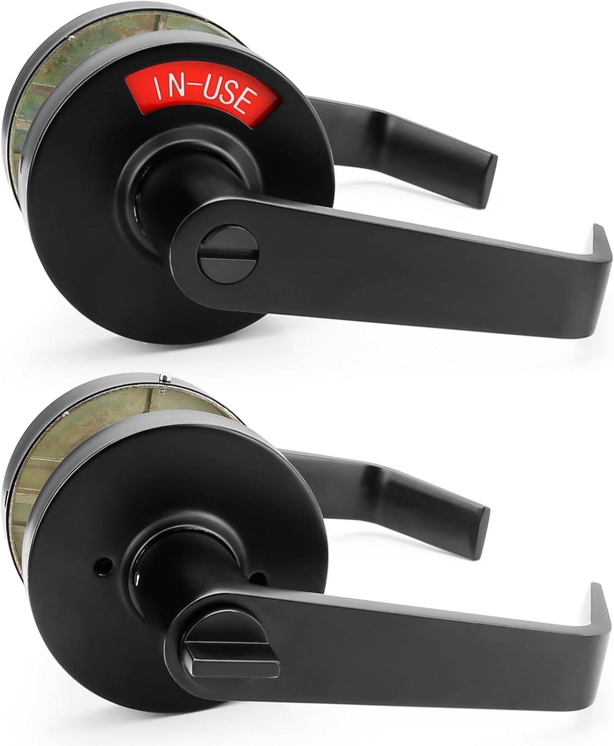 ANNFUZ Privacy Lever Lock with in-Used Or Vacant Indicator,Bathroom ...