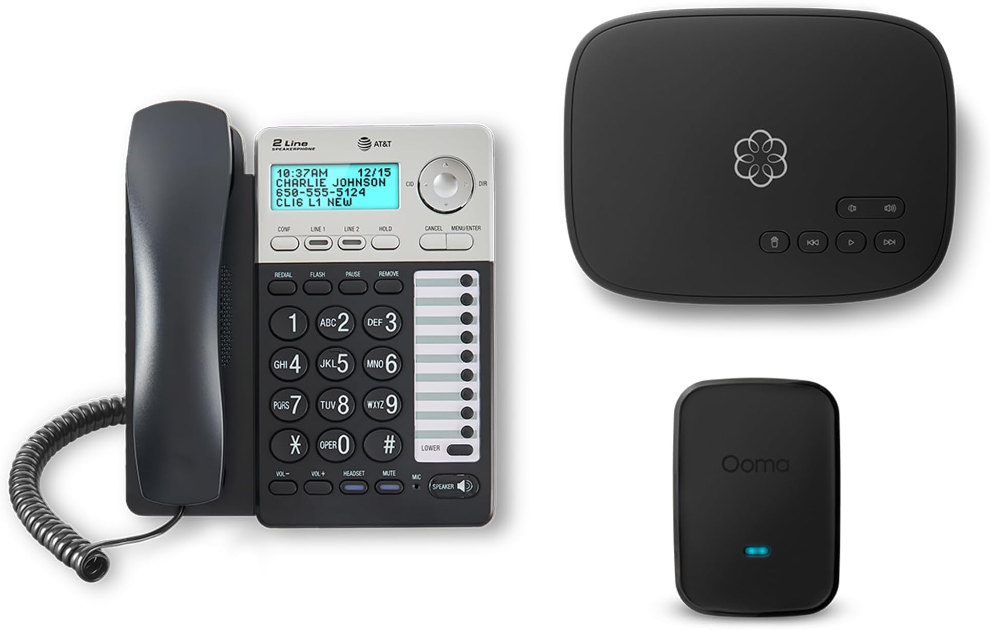 Amazon.com : Ooma Home Office Phone Service Bundle with Concierge 24/7 ...