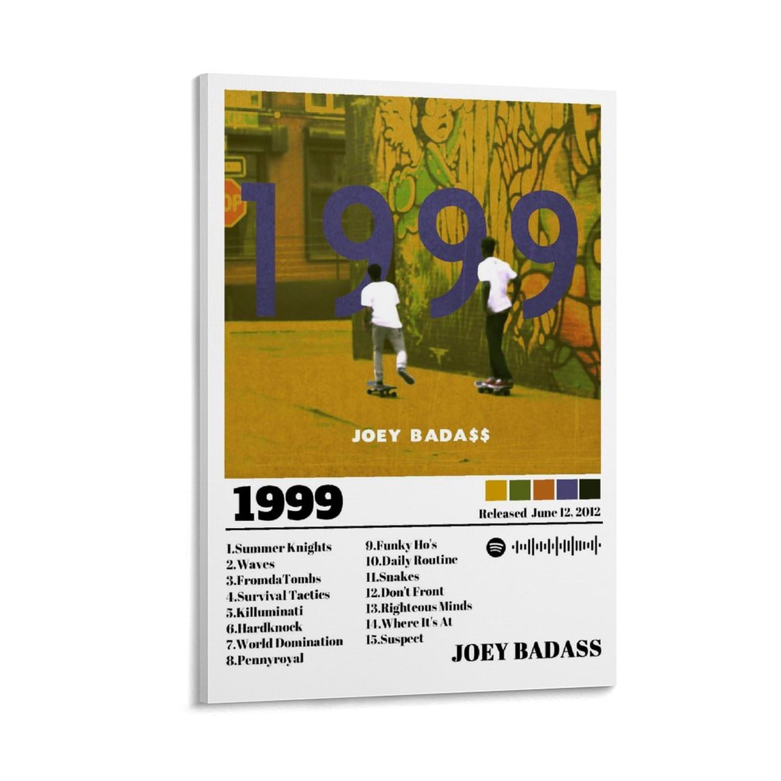 Joey Bada$$ 1999 Album Cover 1999 Joey Badass Album Poster 20x30"