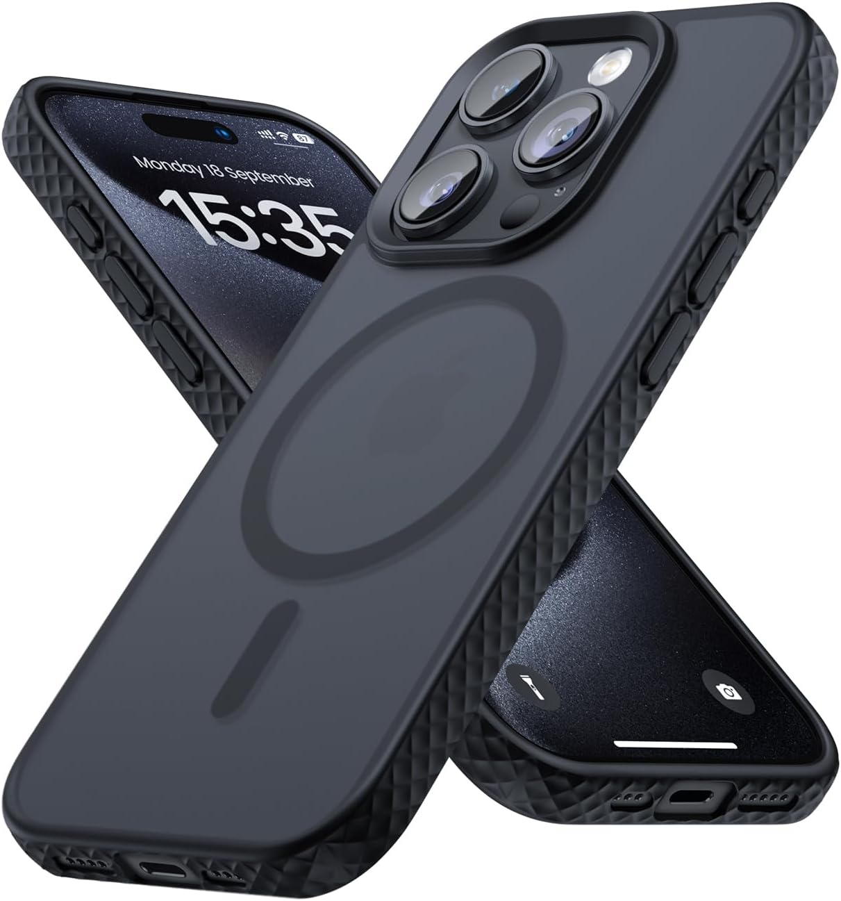 Amazon.com: rumlick Magnetic for iPhone 15 Pro Case, [Compatible with ...