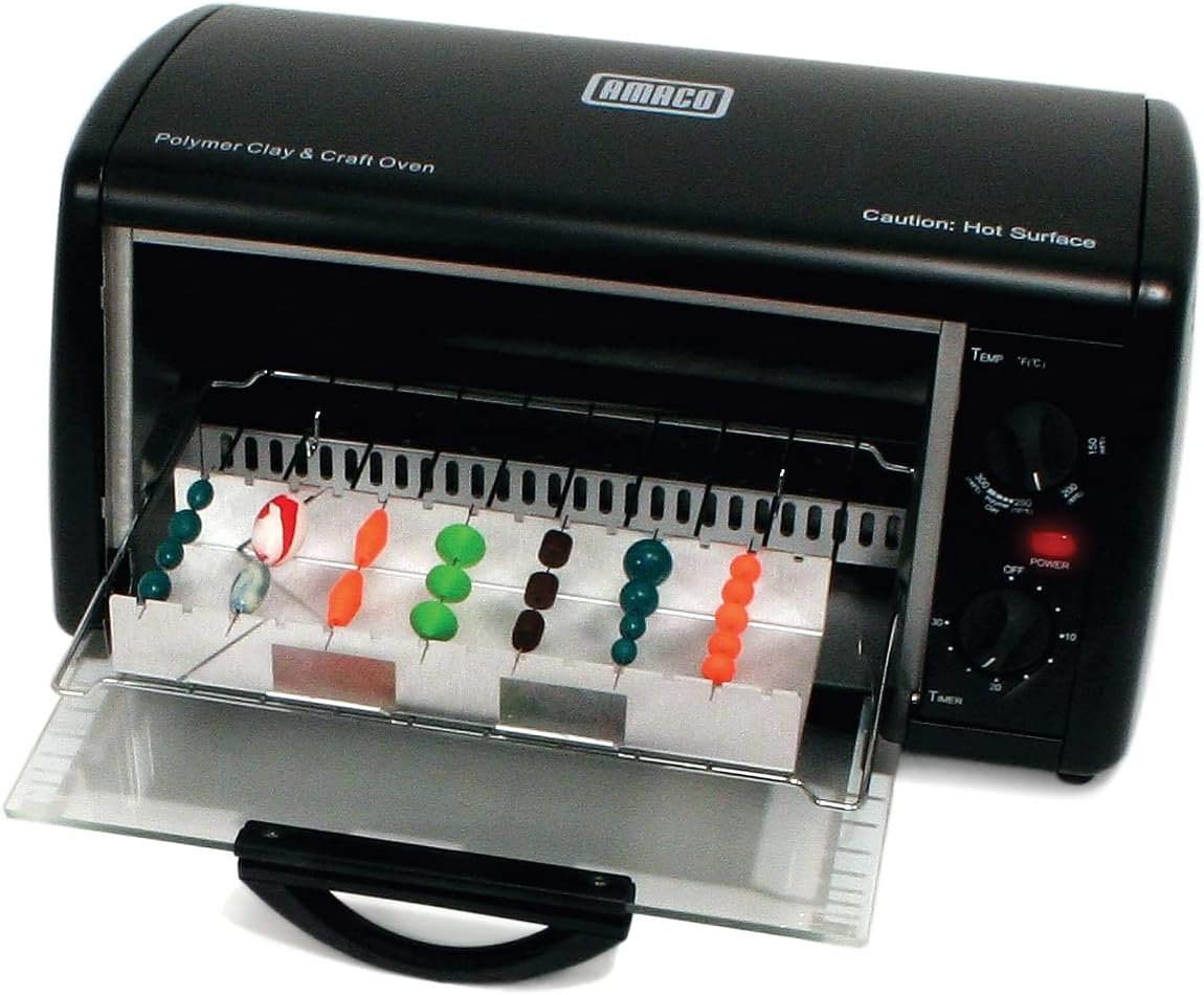 Amazon.com: AMACO Countertop Craft/Clay Oven, Black, 15 x 7 x 8 in ...