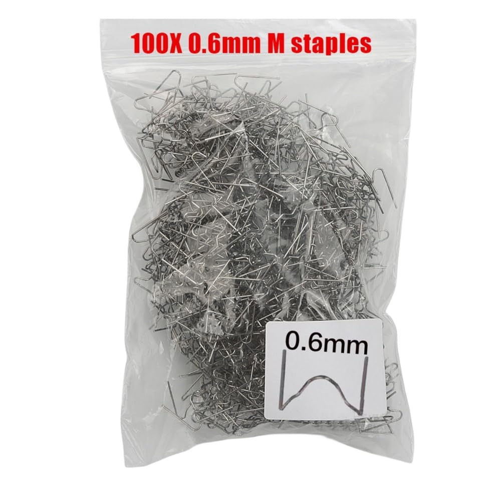100pcs Plastic Welder Staples, Plastic Welding Staples, 0.6 0.8mm Hot ...