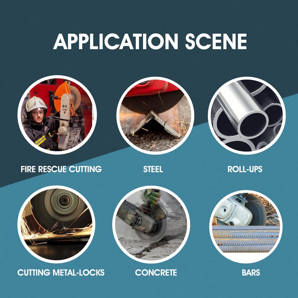 Snapklik.com : Diamond Metal Cutting Blade,2pcs 14 Inch/350mm Heavy ...